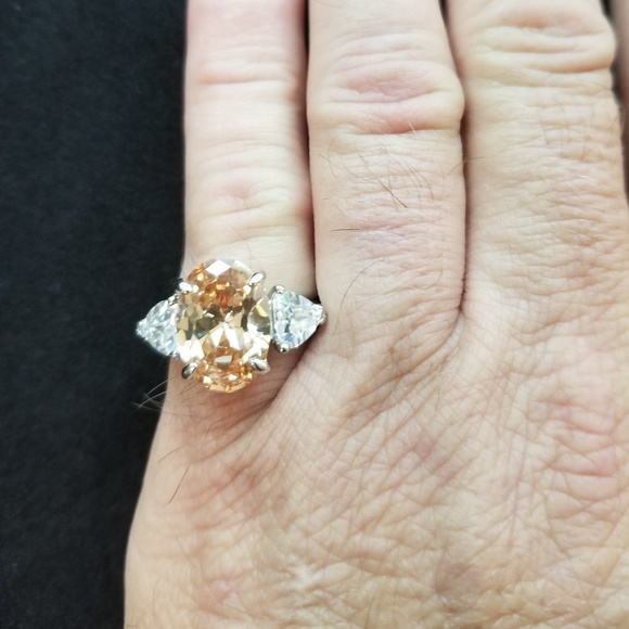 Charles Winston | Jewelry | Charles Winston Bella Luce Canarycz Ring ...